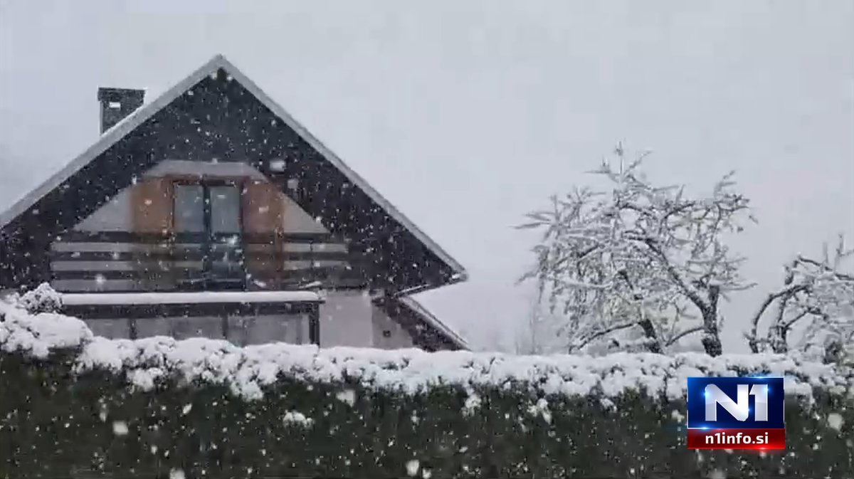 S sneženjem v višjih legah še nismo opravili