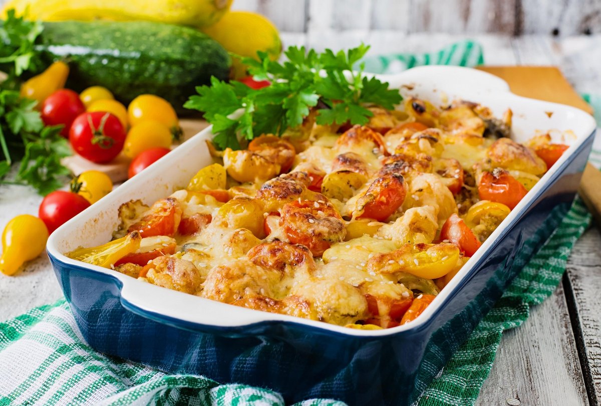 Recept: zelenjava s sirom iz pečice