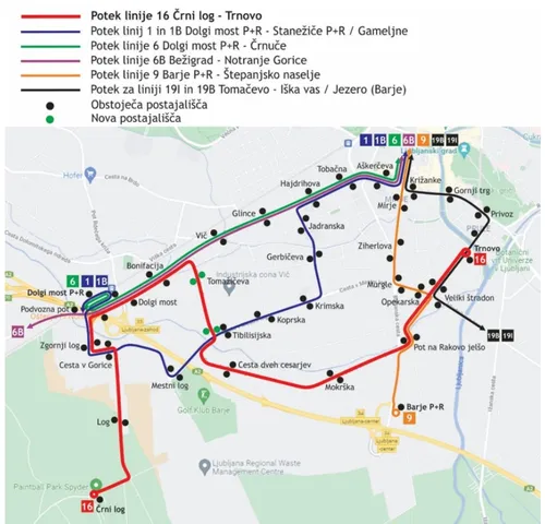 LPP spreminja traso najmlajše linije