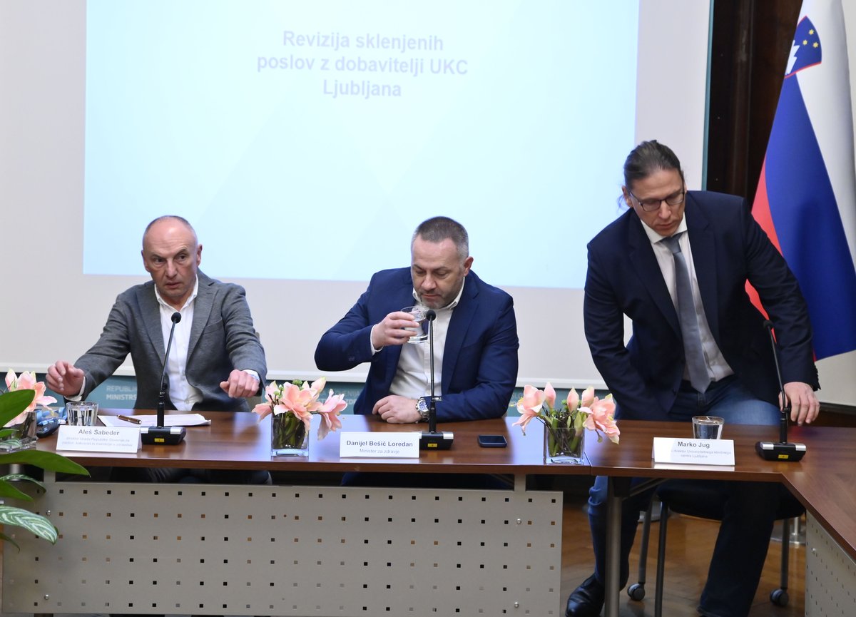 "Revizija dobav v UKC LJ pomembna za celotno družbo, danes jo pošiljamo NPU"