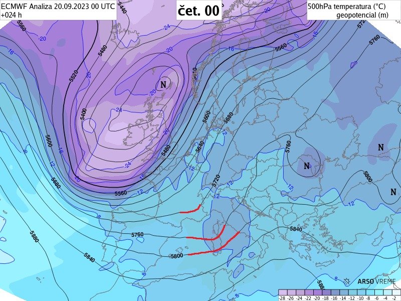 Festival jesenskega vremena: skupni imenovalec naslednjih dni predvsem dež