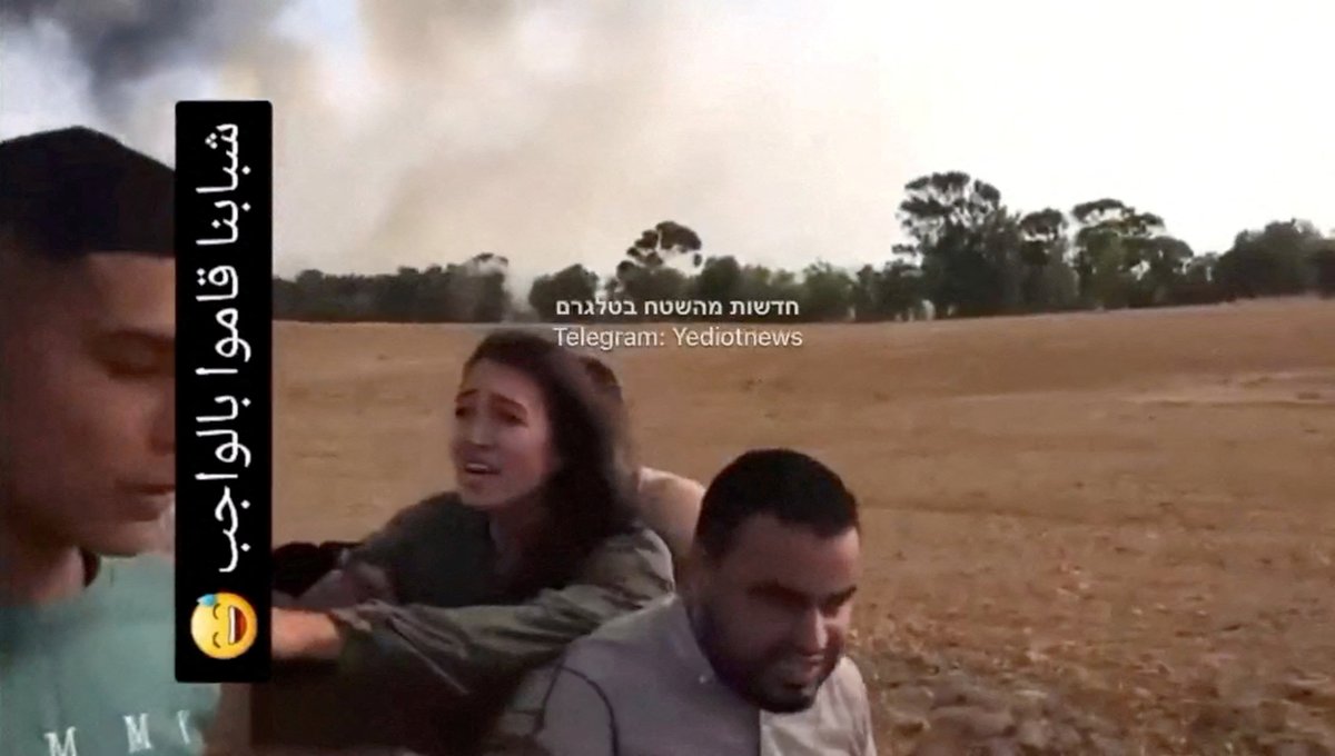 Da so Hamasovi borci ugrabili njegovo hčer, je izvedel iz videoposnetka