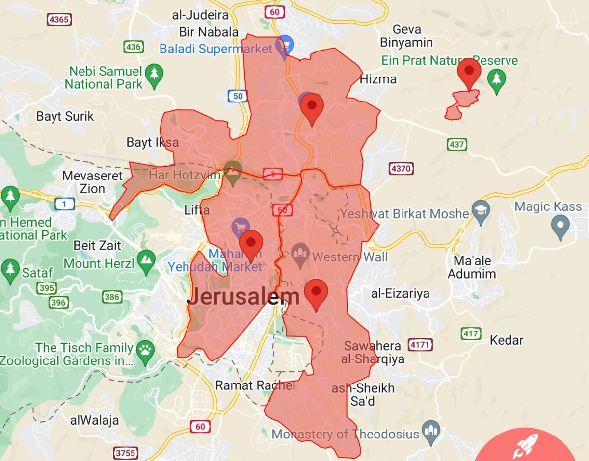 Prvič po oktobru rakete nad Jeruzalemom; Izrael pomotoma ubil izraelske ...