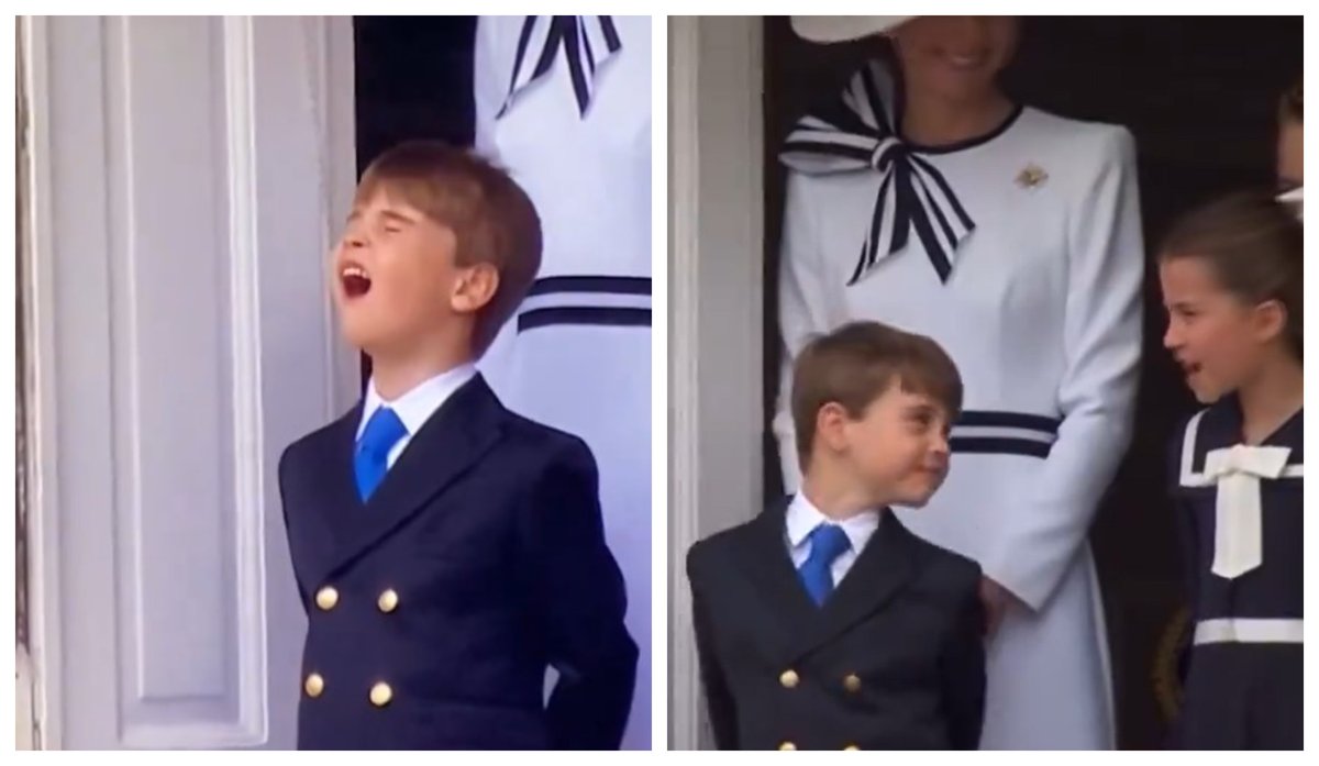 Princ Louis dvakrat "ukradel" pozornost, usmerjeno v njegovo mamo