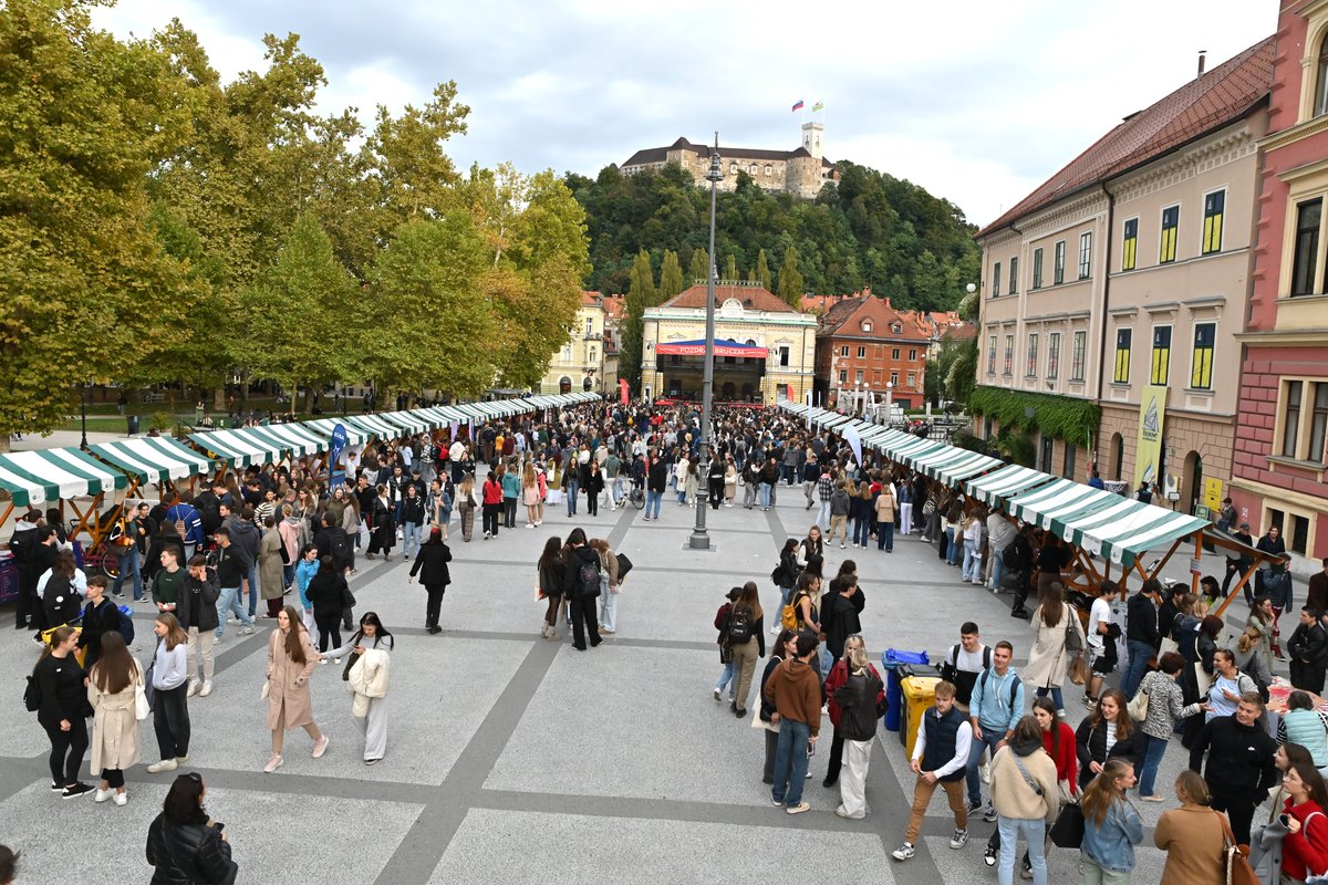 V Ljubljani zaželeli dobrodošlico 7 tisoč brucem