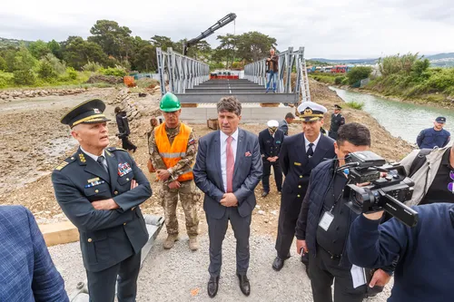 Vojaška ladja Triglav se bliža domači luki: dobila bo svoj ponton in privez