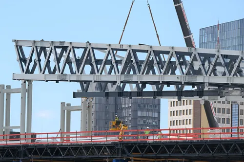 Gradnja nove železniške postaje v Ljubljani v polnem teku (FOTO)