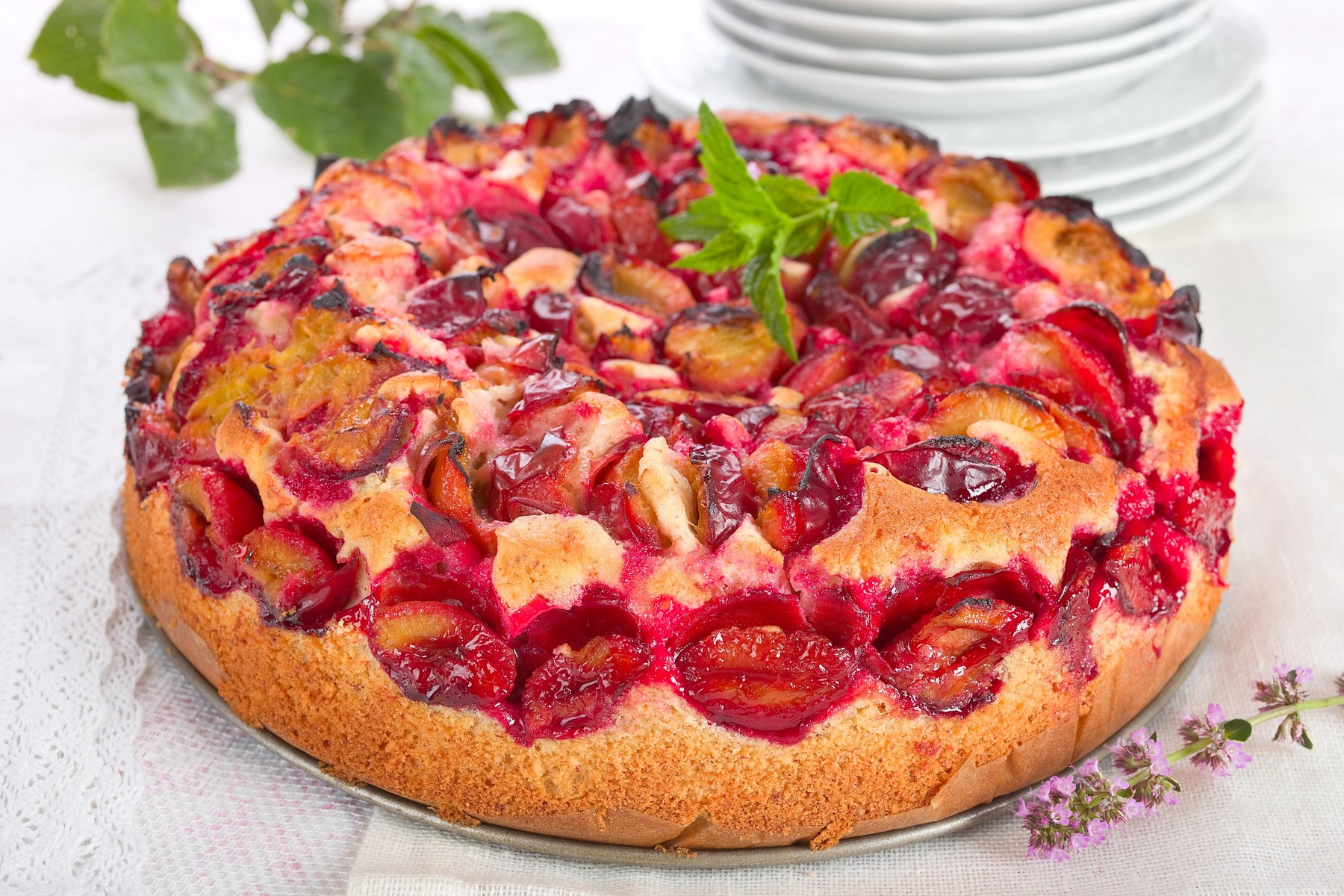 Recept: "obrnjeni" slivov kolač - N1