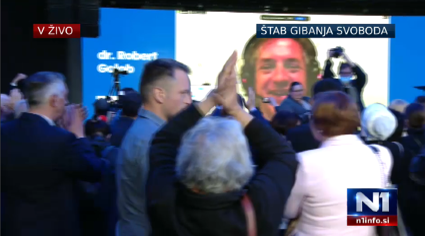 Nagovor Roberta Goloba po zmagi: Danes ljudje plešejo, jutri bomo trdo delali - N1