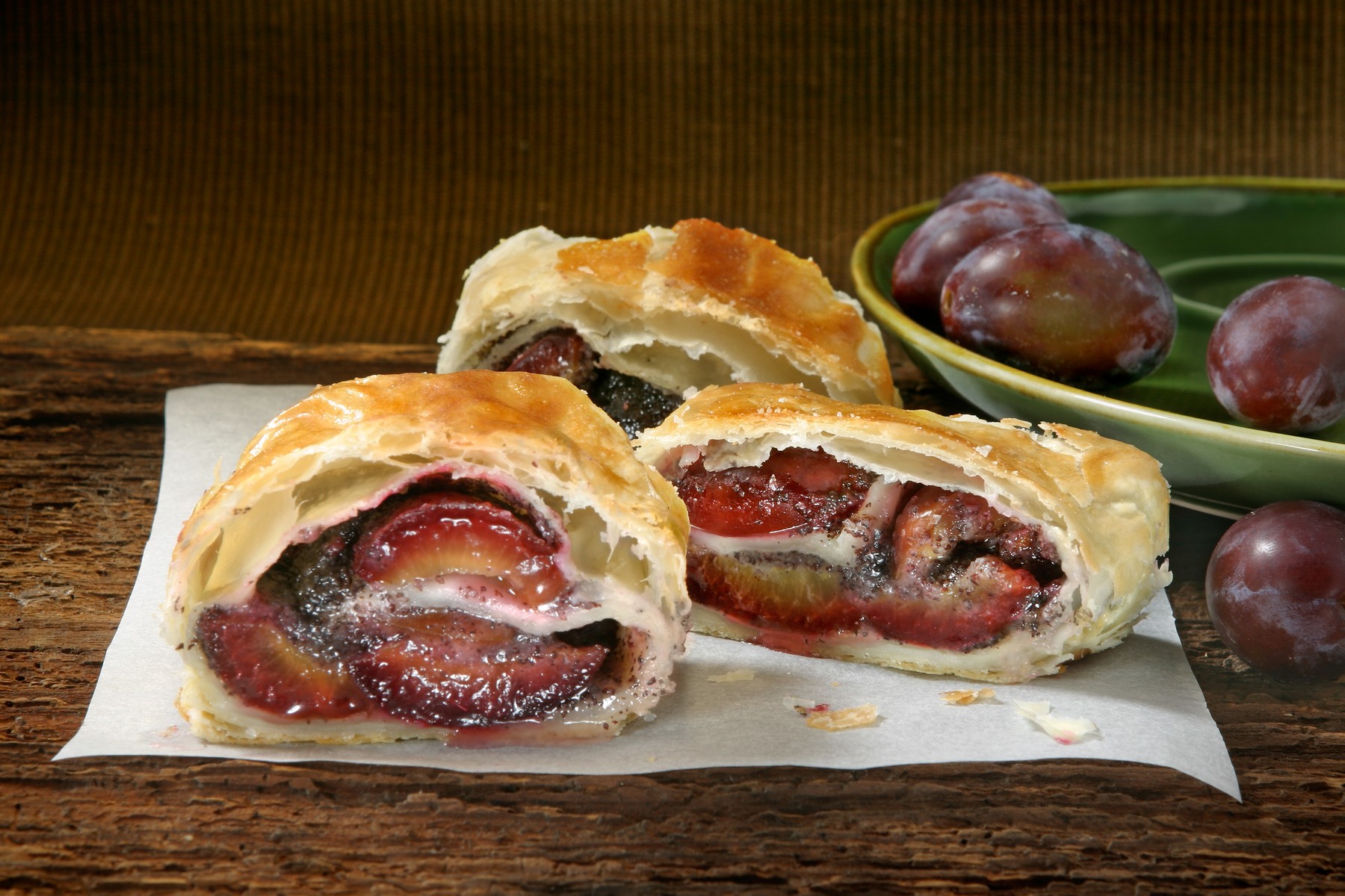 Recept: slivov zavitek s čokolado - N1