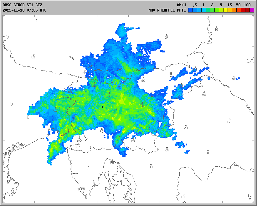 Zakaj nekaj časa radarska slika padavin ni delala? - N1