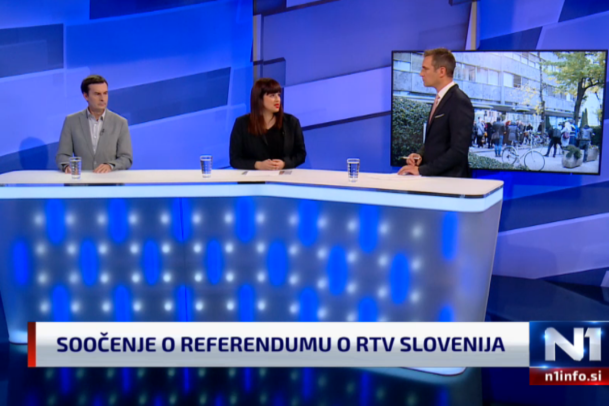 Soočenje Uroša Urbanije in Nike Kovač o RTV Slovenija - N1