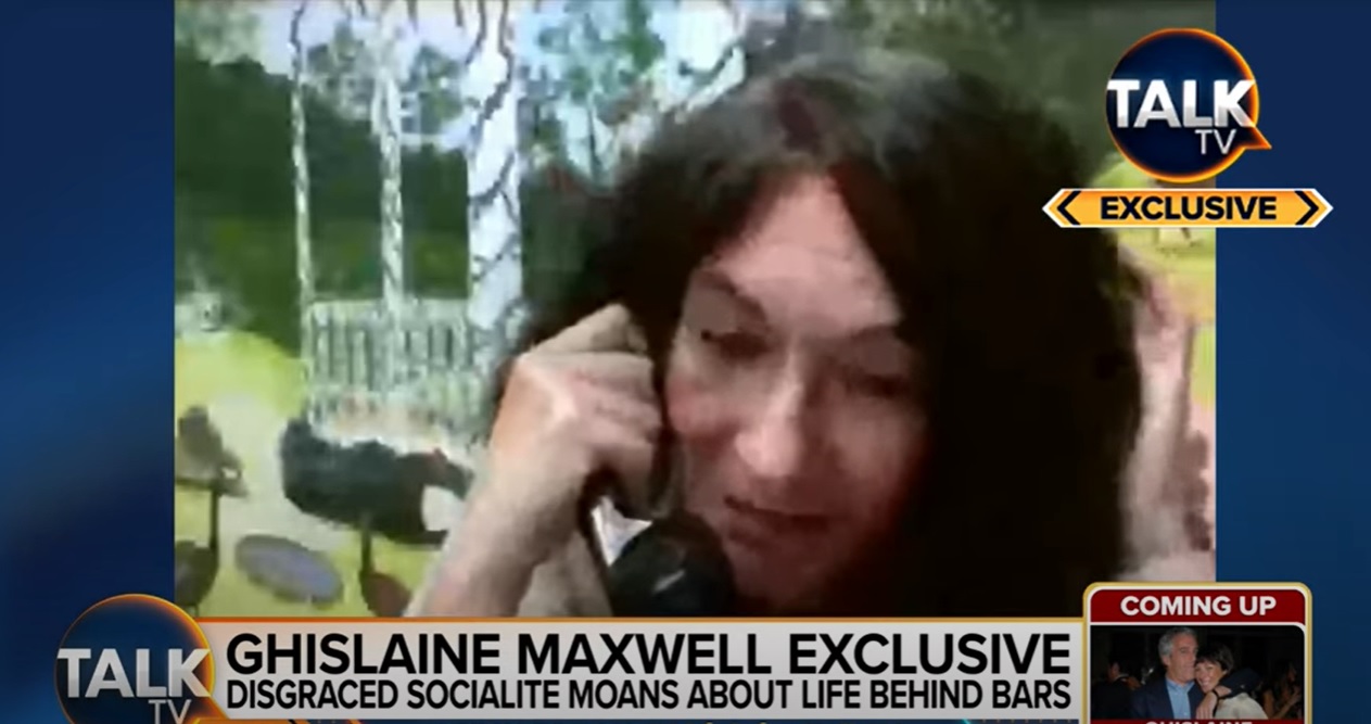 Maxwell v video intervjuju iz zapora: Želim si, da Epsteina ne bi ...